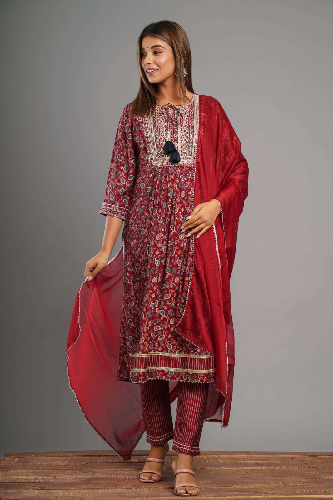 NYRA VOL 1 BY S3FOREVER BRAND - MODAL MUSLEEN HEAVY EMBROIDERY NYRA CUT ...
